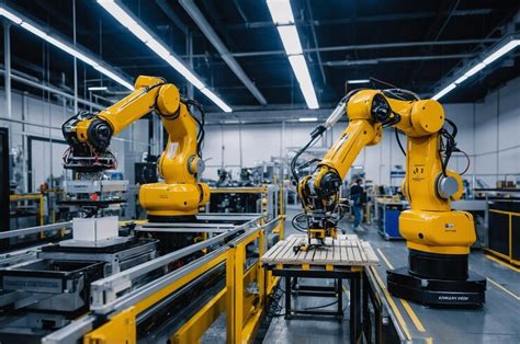 Automated Robotics In Smart Factories For Enhanced Productivity Premium Ai Generated Image