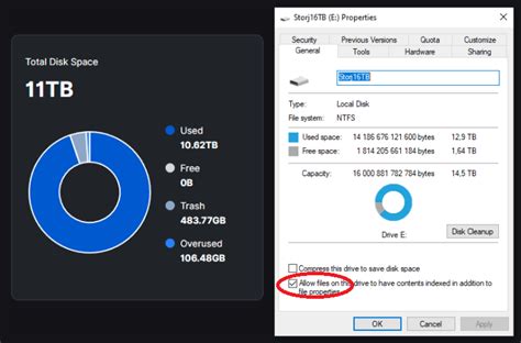 Disk Usage Discrepancy 357 By Daki82 Troubleshooting Storj