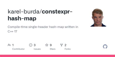 github karel burda constexpr hash map compile time single header hash map written in c 17