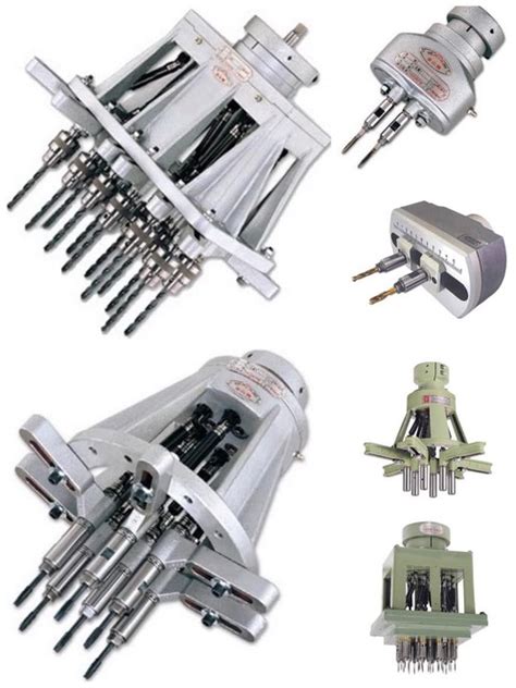 Multiple spindle Drilling Tapping head หวเจาะตาปหลายหว