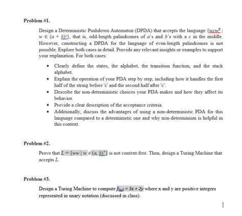 Solved Design A Deterministic Pushdown Automaton Dpda That