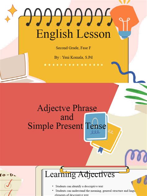 Adjective Phrase And Simple Present Tense Pdf Adjective Phrase
