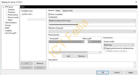 How To Configure Filezilla Ftp Server With Fortigate Firewall Ict Fella