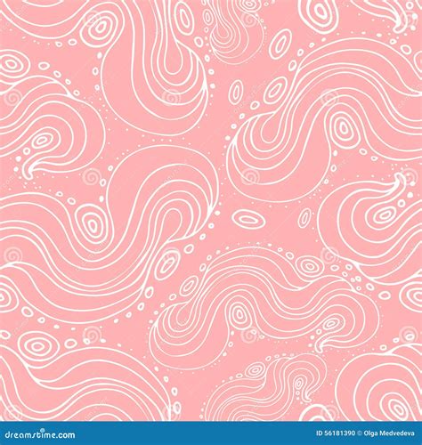 Curls Pattern Stock Vector Illustration Of Curls Cover 56181390