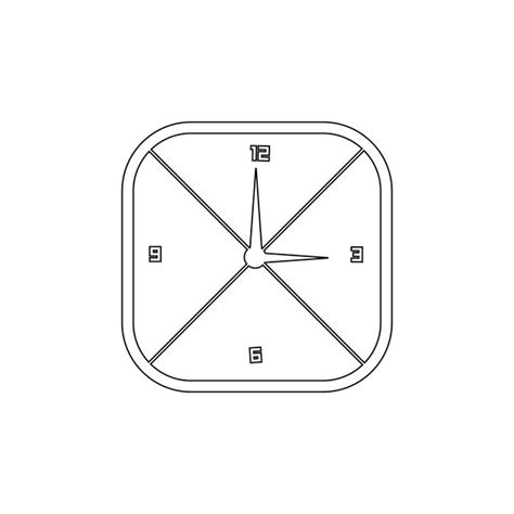 Premium Vector Realistic Circle Shaped Analog Clock