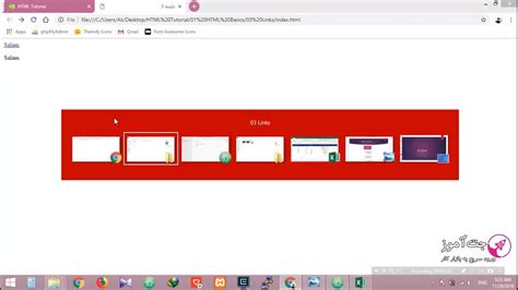 آموزش جامع html5 و css3 در قالب پروژه‌ی عملی قسمت 5 youtube