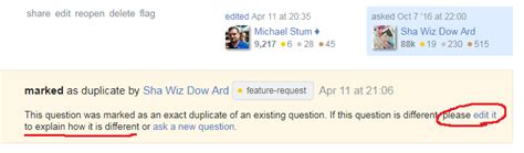 should we reword the closure text for duplicate questions meta stack
