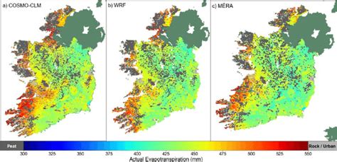 17 Average Annual Et A Maps Incorporating The Teagasc National Soil