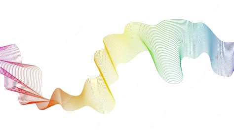 Premium Vector Abstract Backdrop With Wave Gradient Lines