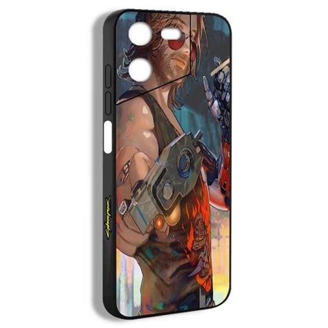 чехол для смартфона Подходит для Tecno Pova 5 4g Cyberpunk 2077 Джонни Сильверхэнд красивые