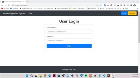 GitHub CHUKzi User Management System Laravel Laravel Based User Management System