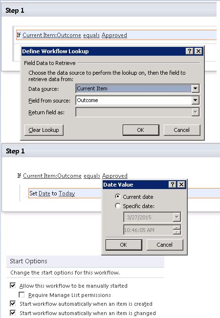 Sharepoint Designer Approval Workflow Status Is Approved Update Approval Date SharePoint
