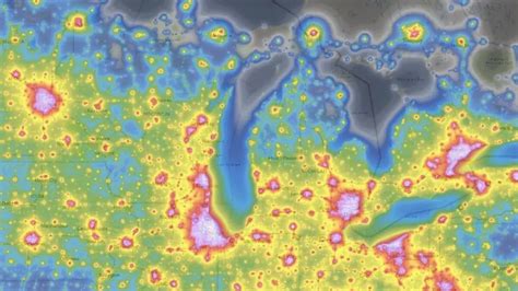 Light Pollution Map Michigan Best Guide For Stargazers 2025