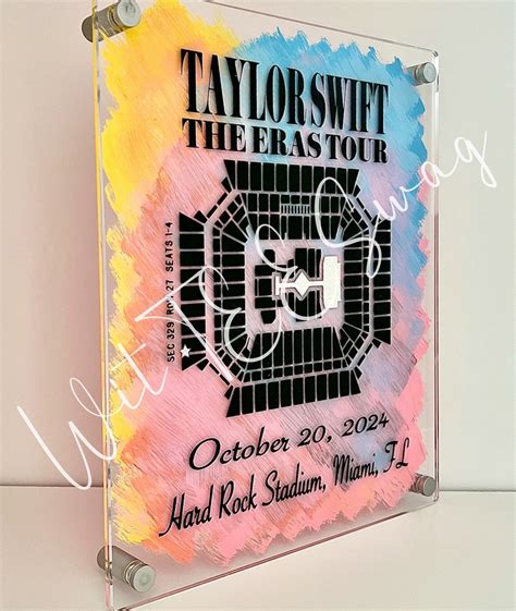 Personalized Eras Tourtaylor Swift Frame Etsy