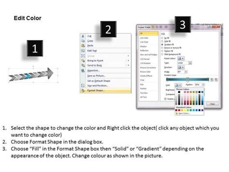 3d Horizontal Demonstration Using Arrows 8 Stages Slides Flow Charts