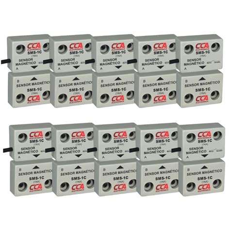 Kit Sensor Magnético De Proximidade Emissor Receptor 1na