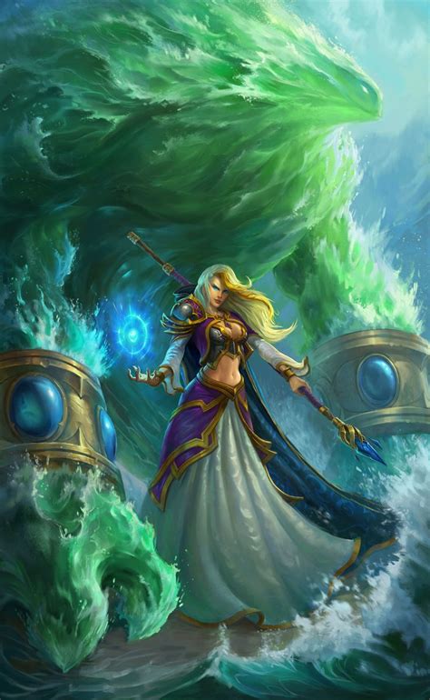 Artstation Jaina Proudmoore Fanart Grigoriy Dikov Imagem Em Movimento Cavalos Pintados