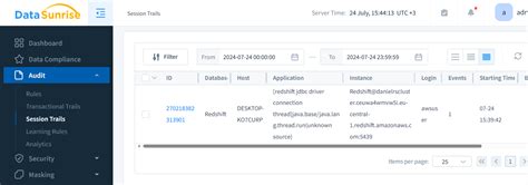 Data Audit For Amazon Redshift