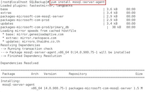 how to set up sql server log shipping on linux
