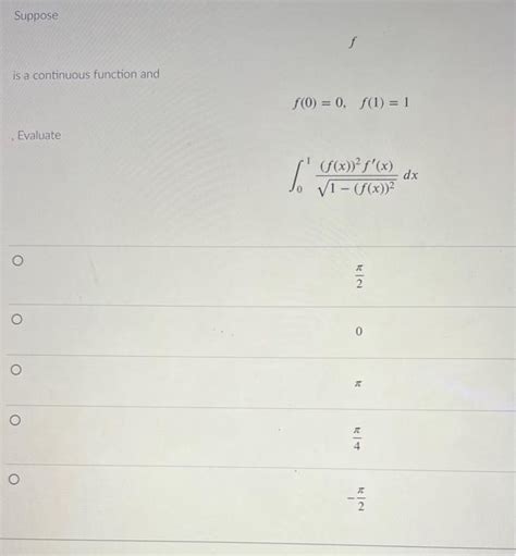solved suppose is a continuous function and f 0 0 f 1 1