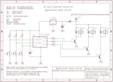3 Way Relay Switching Controller