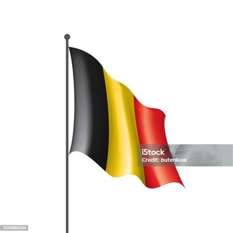 벨기에 플래그 흰색 배경 벡터 일러스트 레이 션 0명에 대한 스톡 벡터 아트 및 기타 이미지 0명 3차원 형태 Capital Region Istock