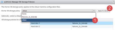 Vsan And Vm Storage Policy First Impressions Esx Virtualization