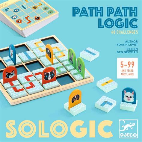 Path Path Logic Sologic Game By Djeco