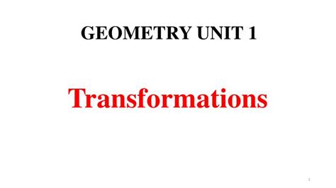PPT GEOMETRY UNIT PowerPoint Presentation Free Download ID