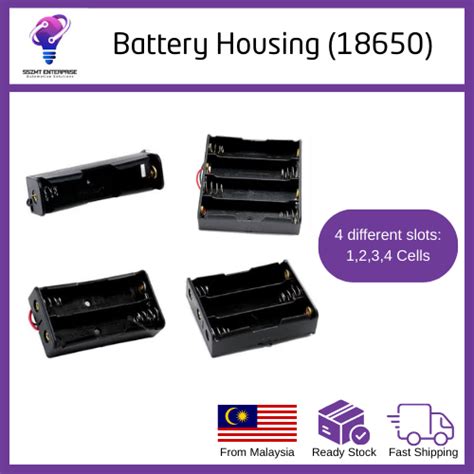 18650 Battery Holder 1 2 3 4 Slot 3 7v Battery Cell Housing Battery Case Battery Casing Arduino