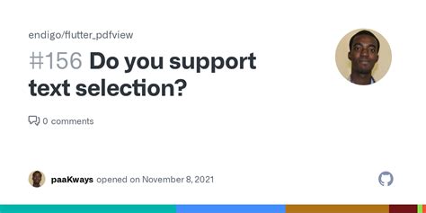 do you support text selection · issue 156 · endigo flutter pdfview