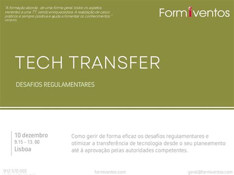 Tech Transfer Formiventos