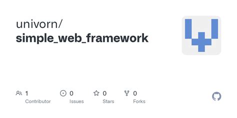Github Univornsimplewebframework