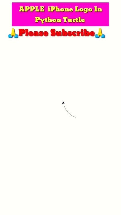 Make Apple Logo In Python Turtle Apple Logo Drawing Using Python Turtle Shorts Youtube