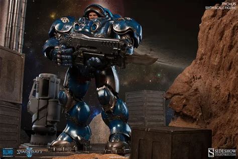 Starcraft 2 Handmade Model Terran Machine Gunman Tekis Finley Toy Doll
