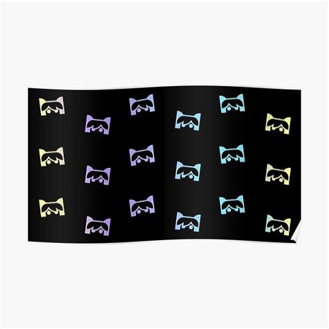 Illy Pattern Poster By Illythekitty Redbubble