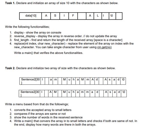 Solved Only Use Char Array And Loop And If Else Condition Chegg Com