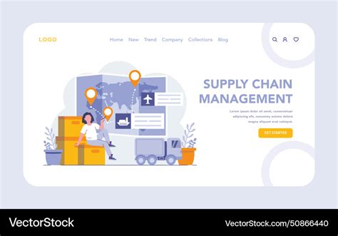 Sustainability And Operational Processes Concept Vector Image
