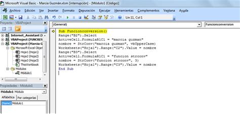 Función Strconv Excel Avanzado