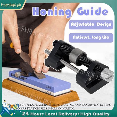 Honing Guide Adjustable Alloy Chisel Sharpening Jig Fixed Angle Sharpening Guide Kit Carpenter