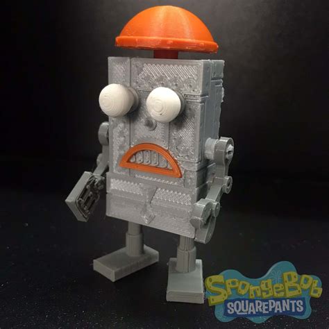 Stl File Robot Spongebob 🤖・3d Printing Model To Download・cults