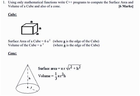 Solved Using Only Mathematical Functions Write C Chegg