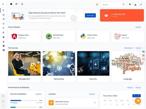 significance of our new lms software dashboard with bootstrap 5 ui kit