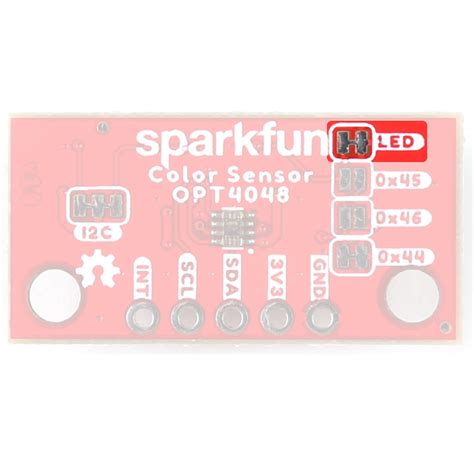 Hardware Overview Sparkfun Tristimulus Color Sensor Opt4048dtsr Qwiic Hookup Guide