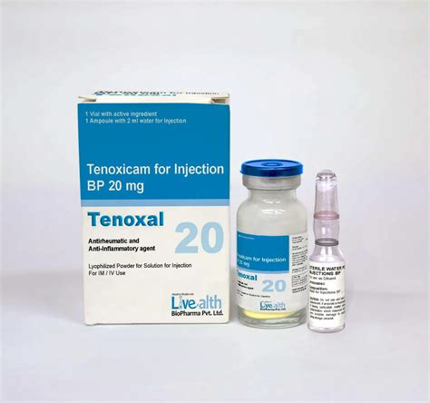 Tenoxicam For Injection Bp 20 Mg Manufacturer In India