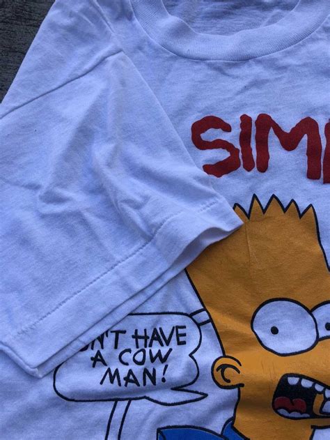 The Simpsons × Vintage Vintage Bart Simpson Shirt Us Gem