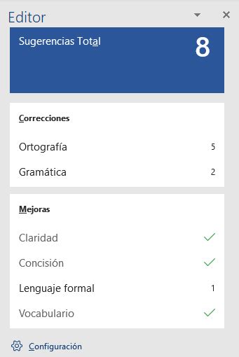 Curso Gratis De Word 365 Aulaclic 5 Ortografía Y Gramática Panel