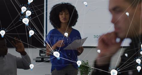 image of connections statistics and data processing over diverse