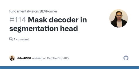 mask decoder in segmentation head · issue 114 · fundamentalvision