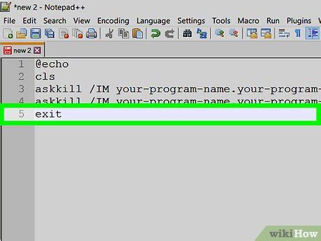 How To Close Multiple PC Programs With A Batch File Steps